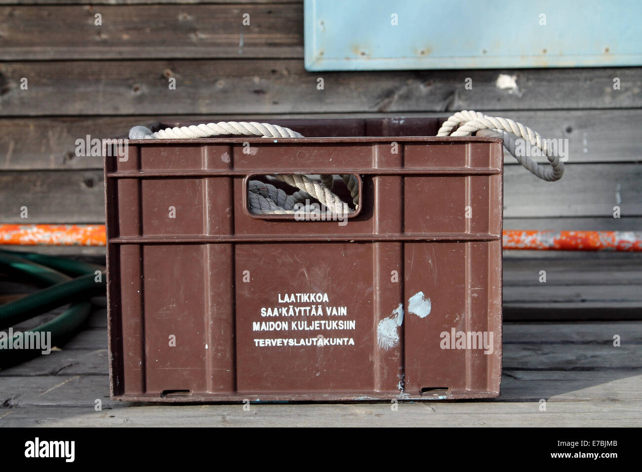 Ropes in a box Stock Photo - Alamy