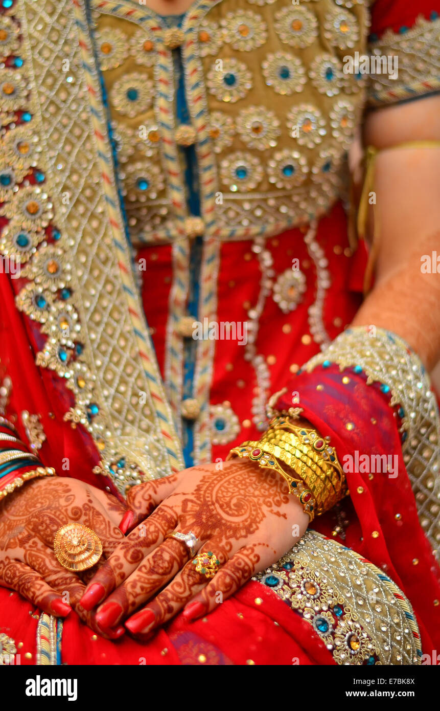 Indian hands engaged hi-res stock photography and images - Alamy