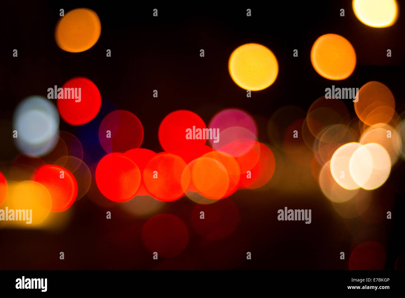 City Lights Bokeh Texture Stock Photo - Alamy