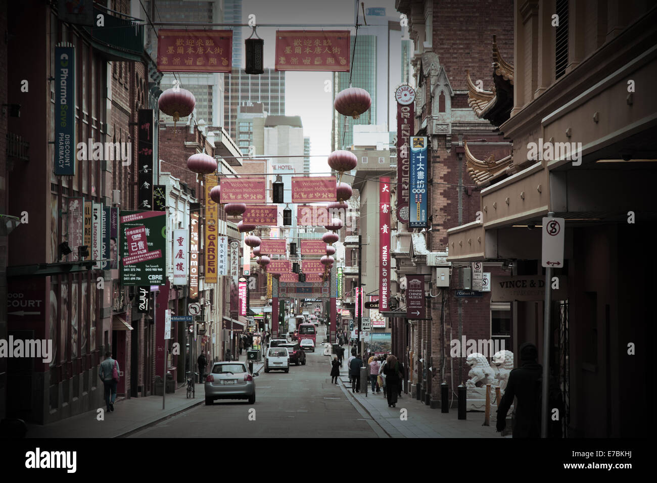 Little bourke street melbourne hi-res stock photography and images - Alamy