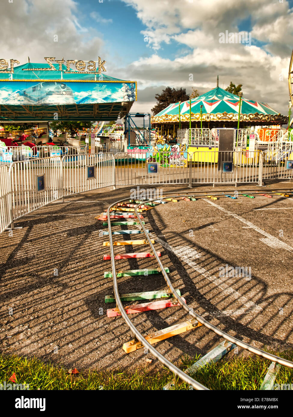 state fair midway Stock Photo - Alamy