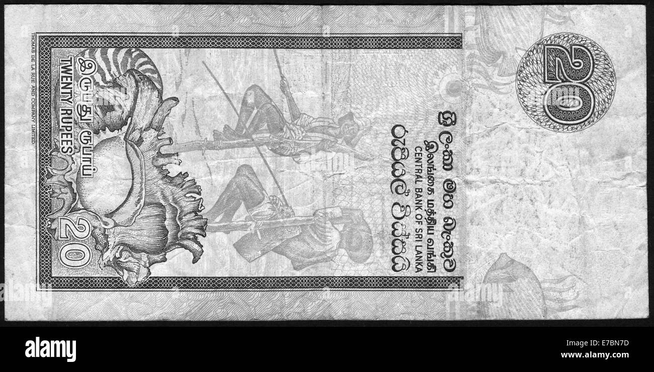 20 rupee banknote hi-res stock photography and images - Alamy