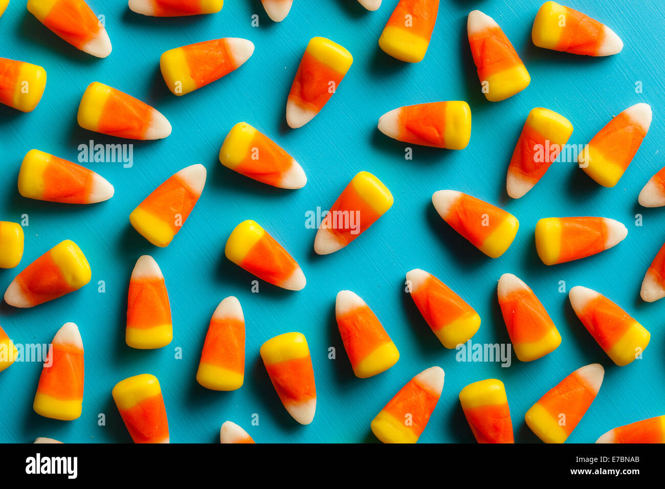 Colorful Candy Corn for Halloween on a Background Stock Photo - Alamy