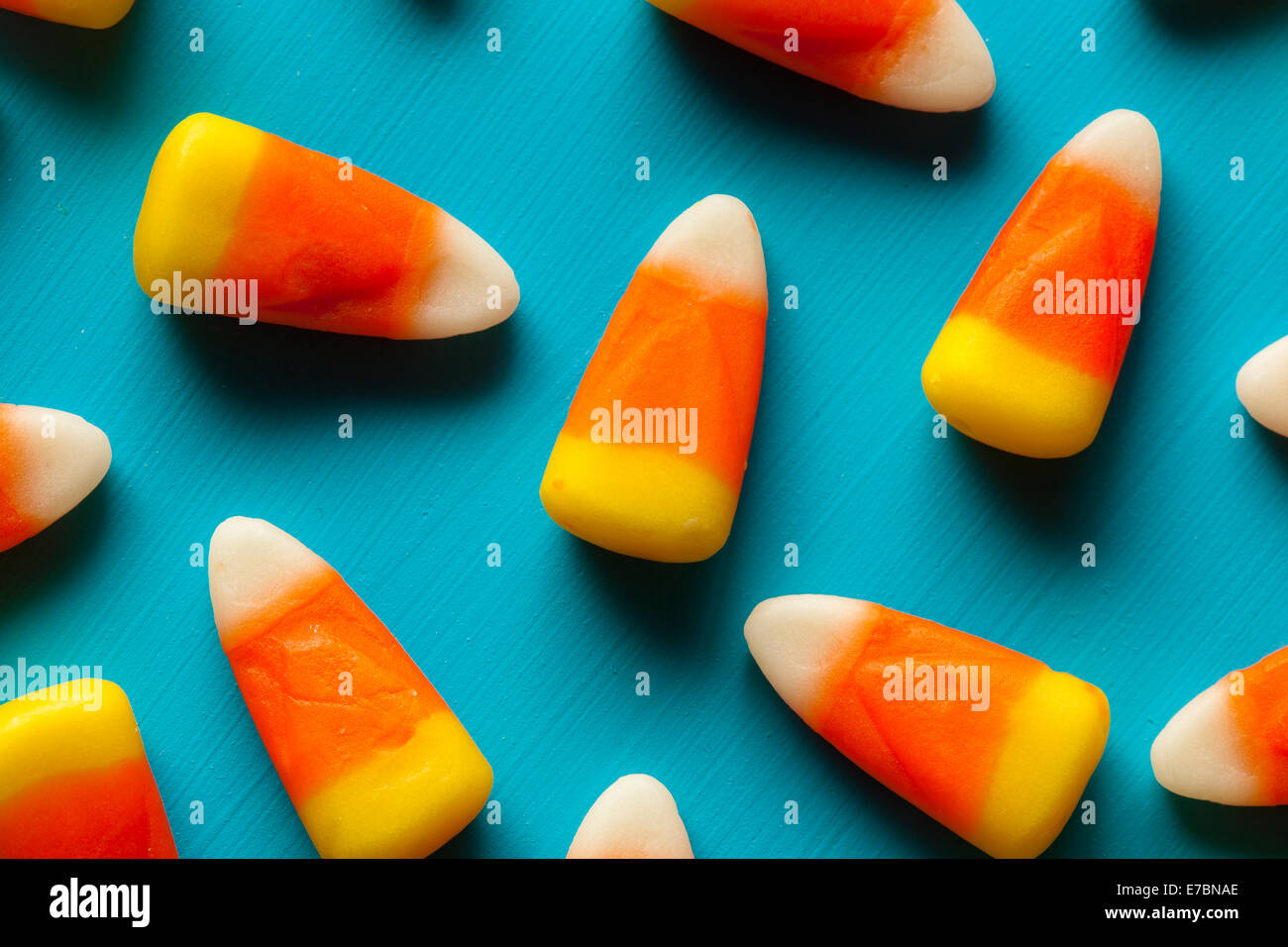 Colorful Candy Corn for Halloween on a Background Stock Photo - Alamy
