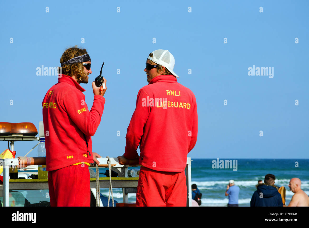 Lifeguard on the beach hi-res stock photography and images - Alamy
