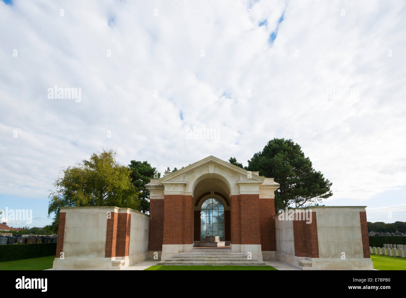 The Dunkirk Memorial and the British War Graves Section of Dunkirk Town ...