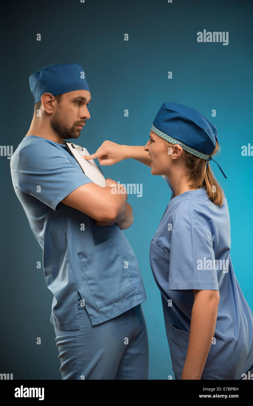 Hard work of doctors Stock Photo - Alamy