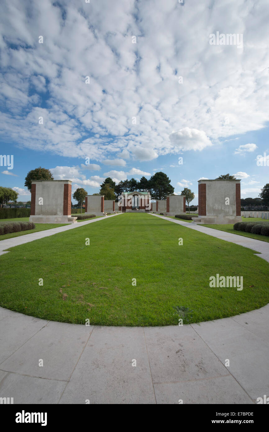The Dunkirk Memorial and the British War Graves Section of Dunkirk Town ...