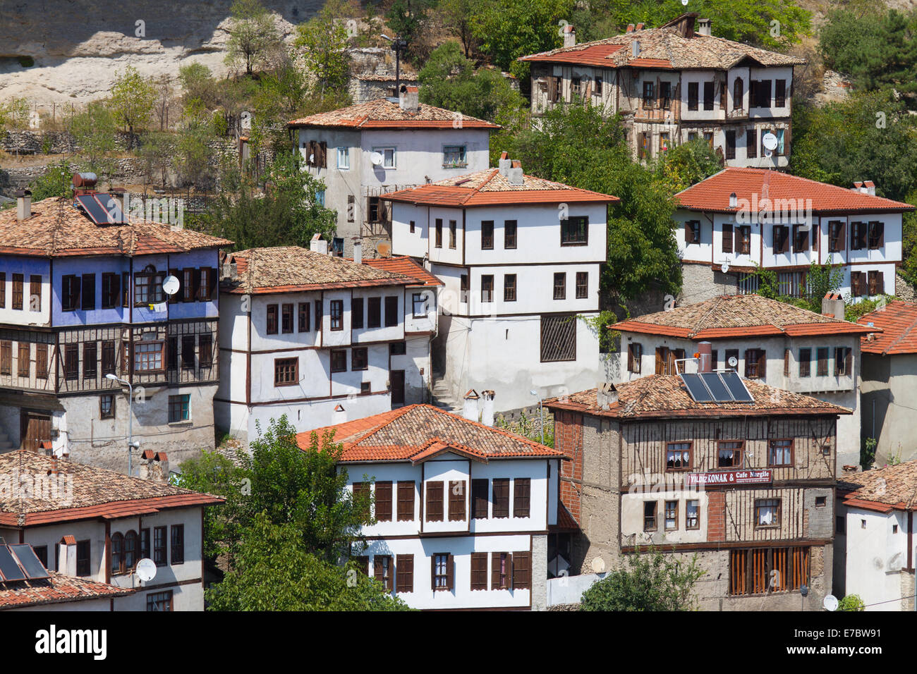 Traditional Ottoman Houses Safranbolu Turkey Stock Photo - Alamy