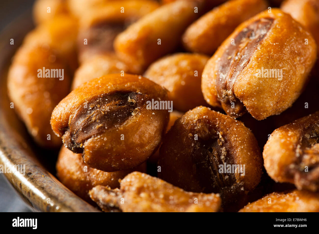 Homemade Salty Corn Nuts in a Bowl Stock Photo - Alamy