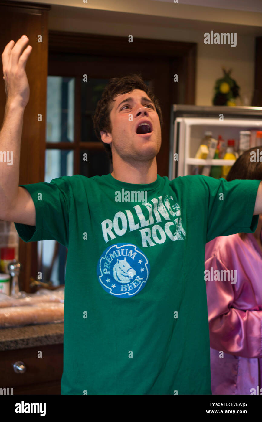 Man rejoicing hi-res stock photography and images - Alamy