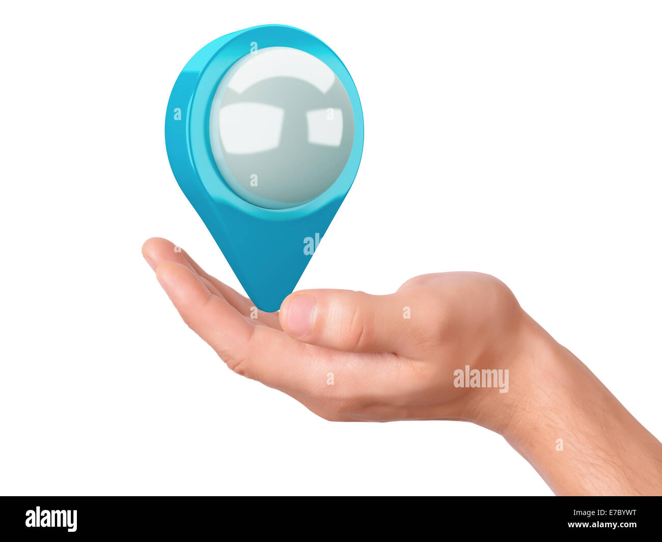 Map pointer sign in hi-res stock photography and images - Alamy