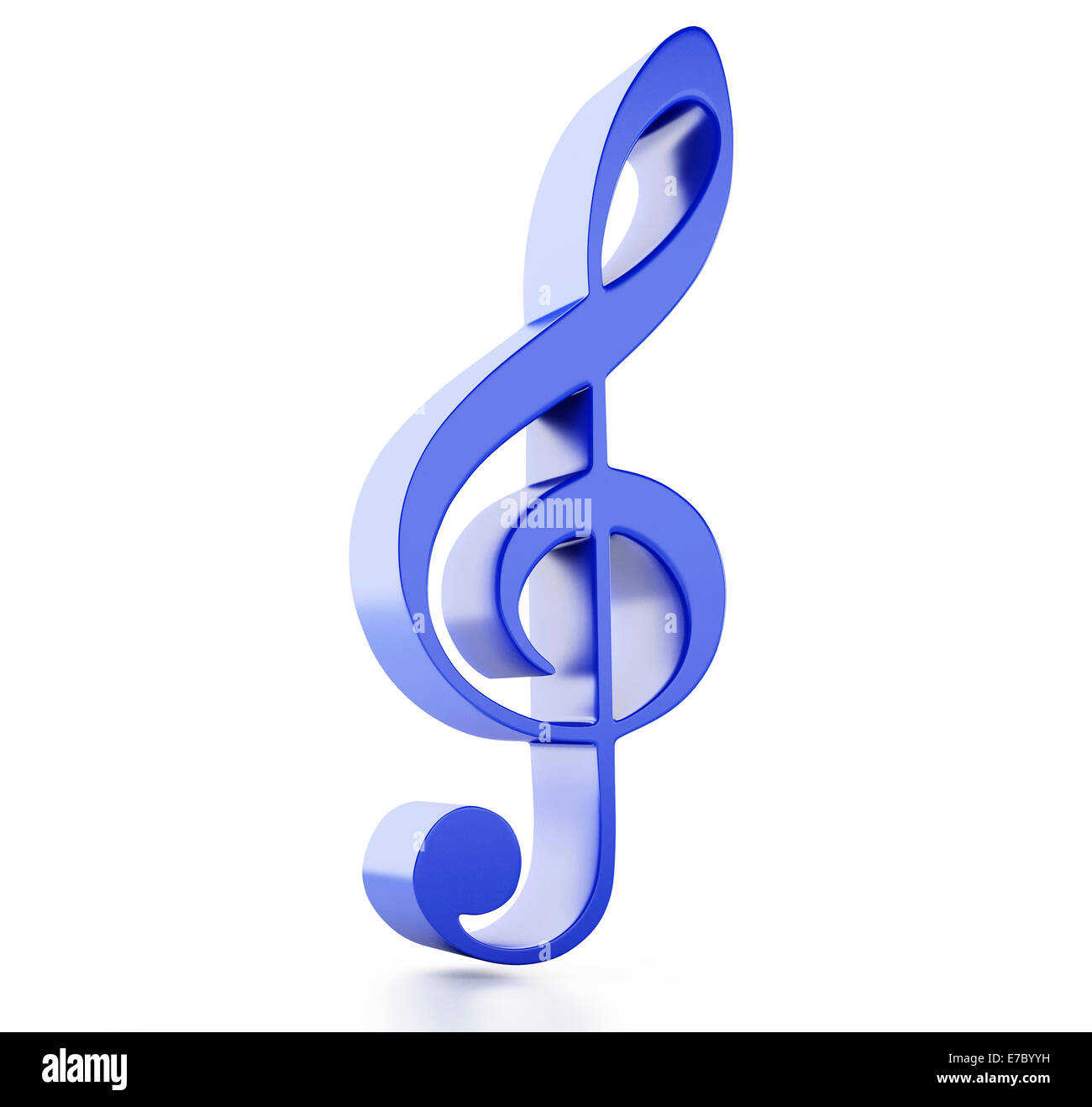 image of music note 3d illustration. Music concept. Isolated on white ...