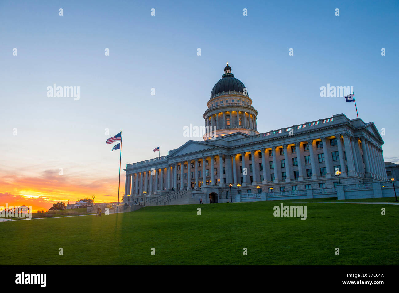 The State Capitol Building in Salt Lake City, Utah Stock Photo - Alamy
