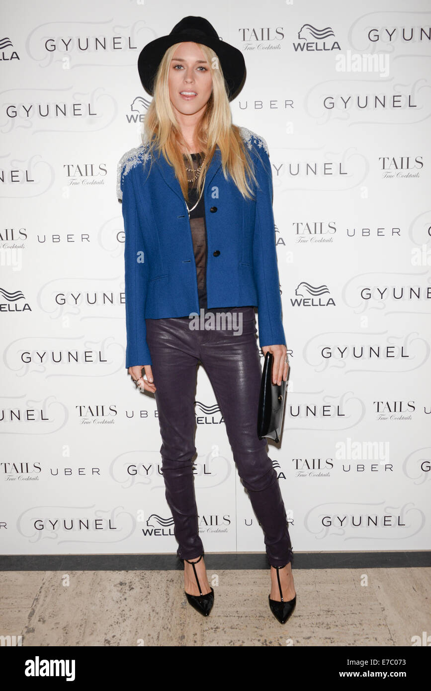 London,England, 12th Sept 2014 : Maria Charteris attends the LFW SS15 ...