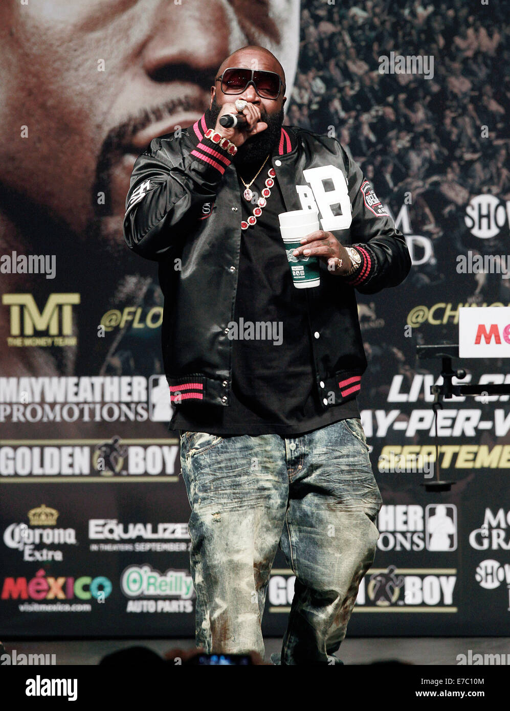 Las Vegas, Nevada, USA. 12th Sep, 2014. Rapper Rick Ross performs on ...