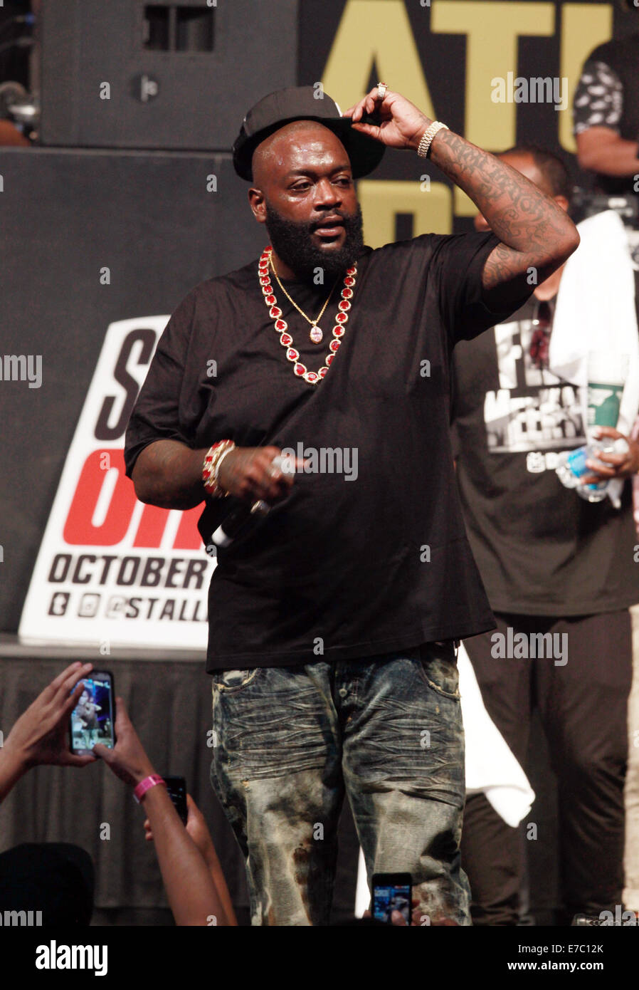 Las Vegas, Nevada, USA. 12th Sep, 2014. Rapper Rick Ross performs on ...