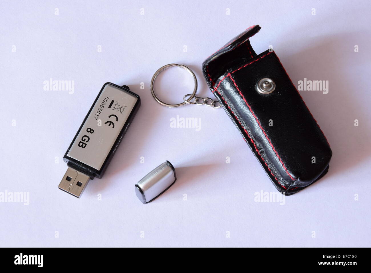 memory card with leather container Stock Photo - Alamy