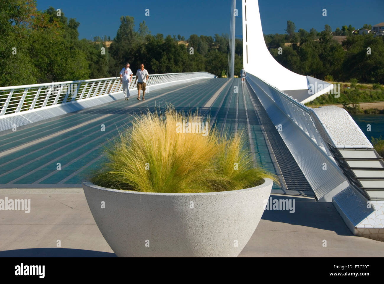 Sundial Bridge, Turtle Bay Exploration Park, Redding, California Stock ...