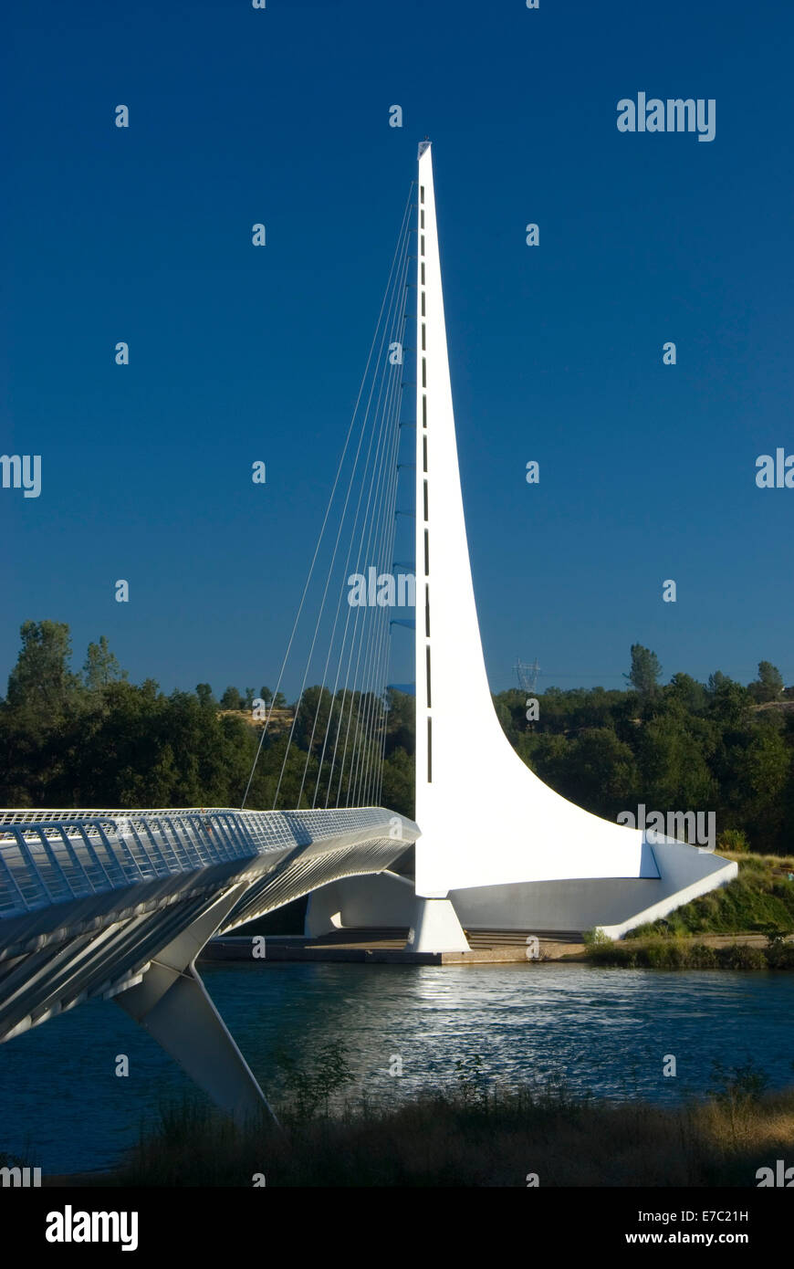 Sundial Bridge, Turtle Bay Exploration Park, Redding, California Stock ...