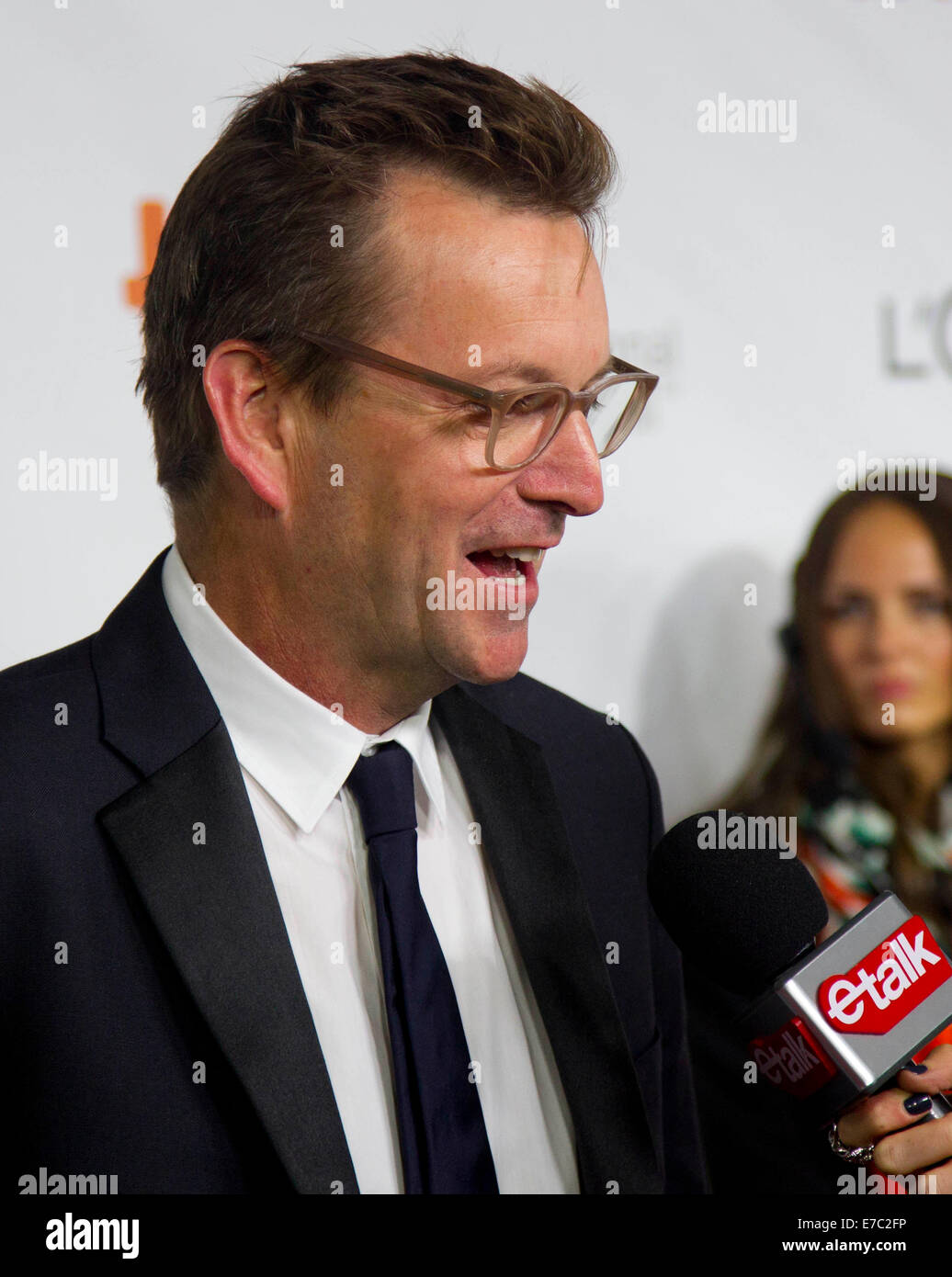 Toronto, Canada. 12th Sep, 2014. Director Philip Martin receives ...