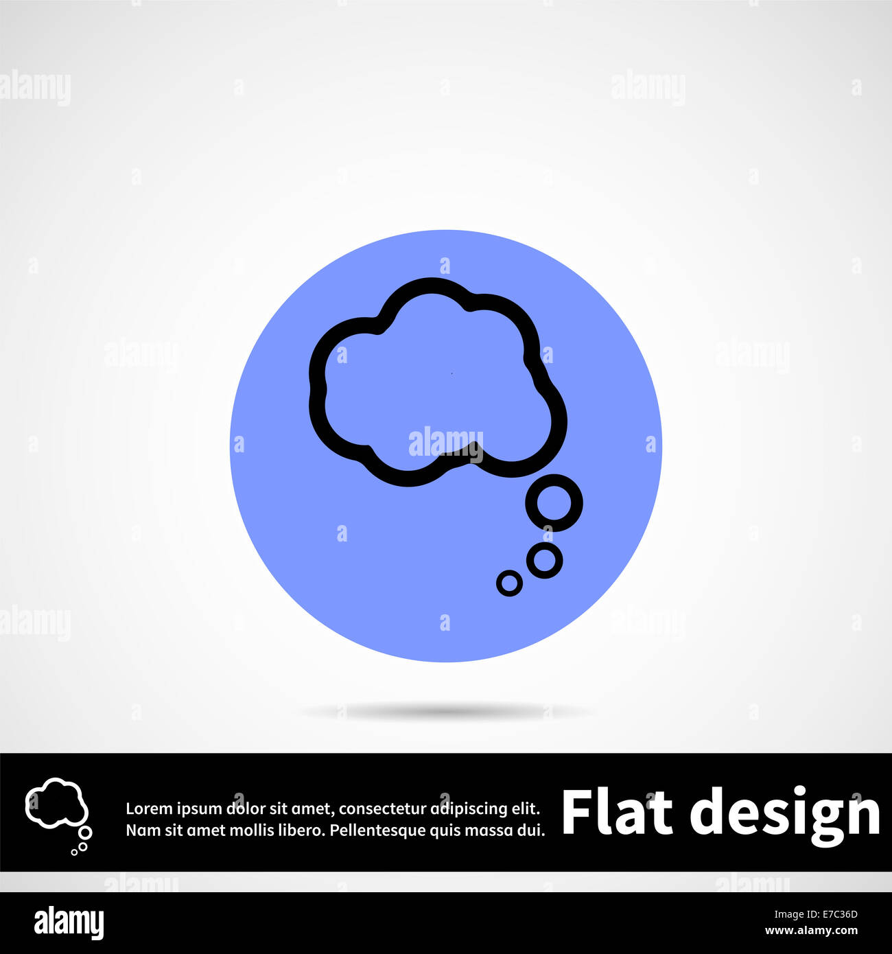 Icon flat design Stock Photo - Alamy