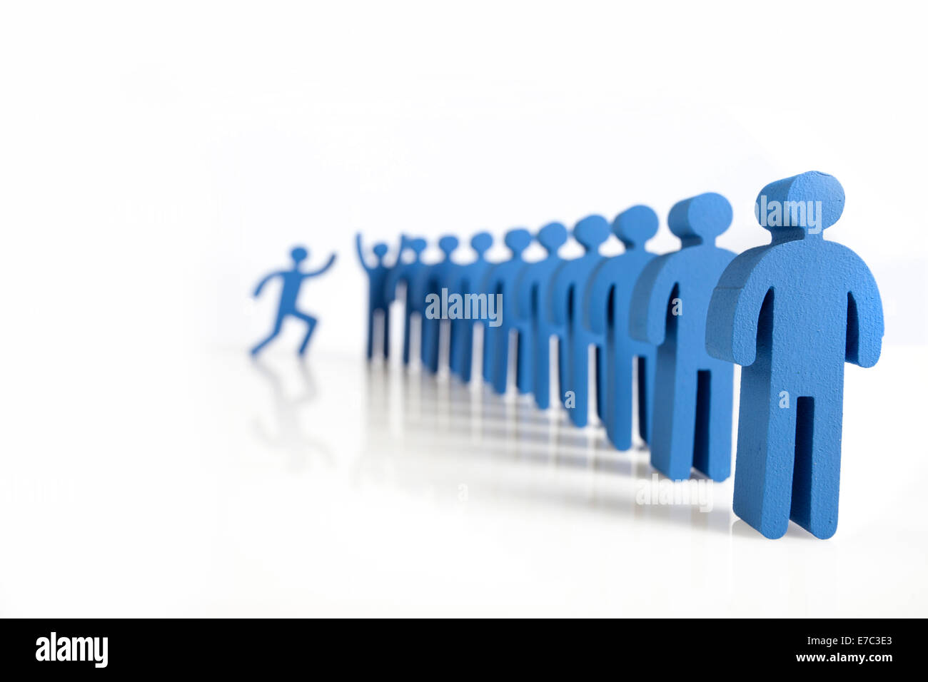 Row of people icon Cut Out Stock Images & Pictures - Alamy