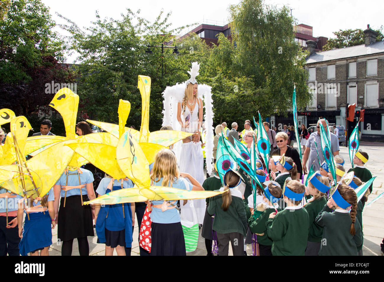 Group maidstone kent uk standing yellow hi-res stock photography and ...