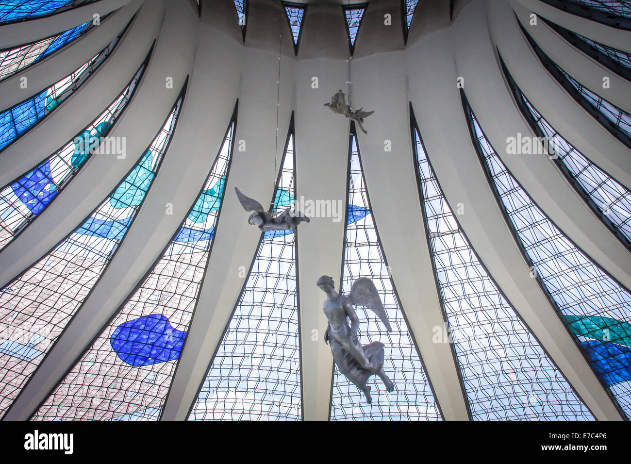 Inside brasilia cathedral hi-res stock photography and images - Alamy