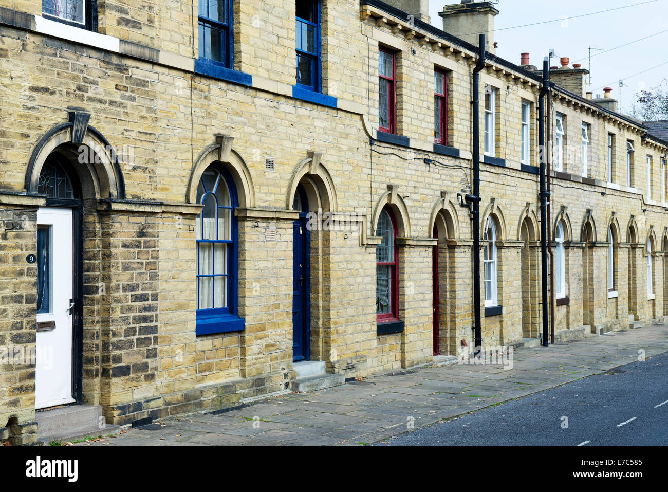 Saltaire west yorkshire titus street hi-res stock photography and ...