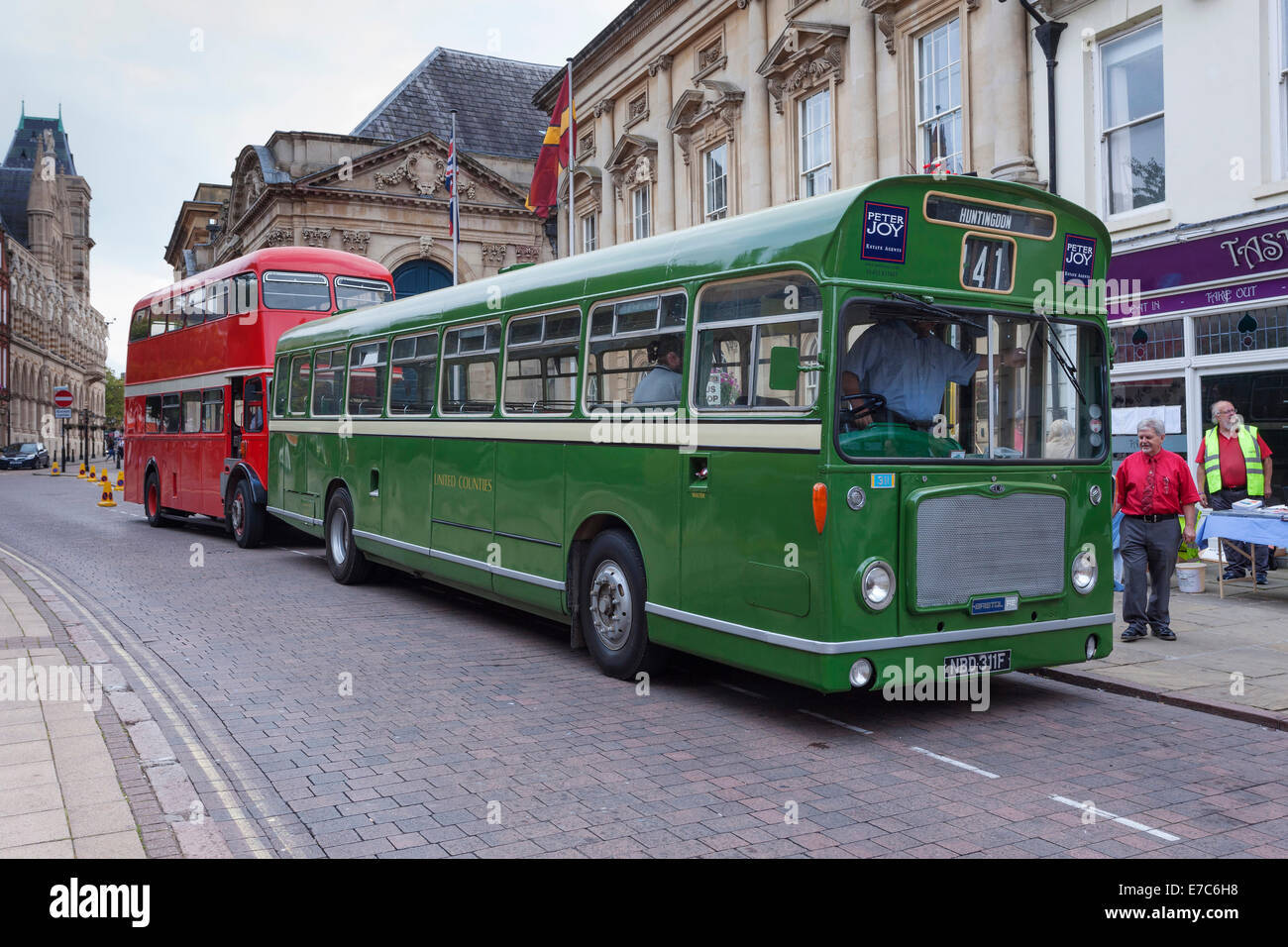 Northampton, UK. 13th Sep, 2014. Classic Heritage Buses linking ...