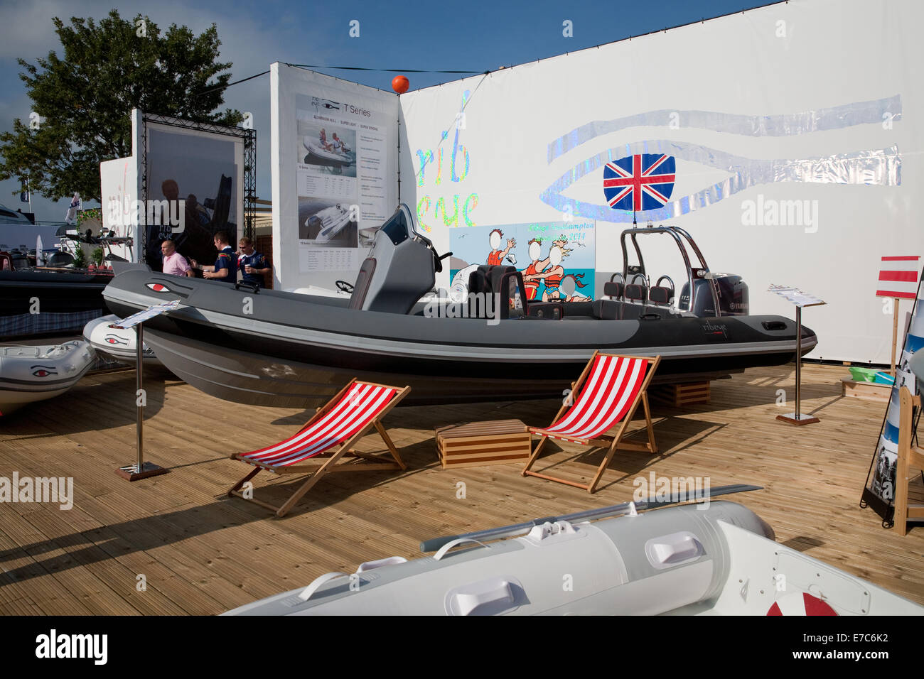 Ribeye Rib on show at the Southampton Boat shsow 2014 Stock Photo - Alamy