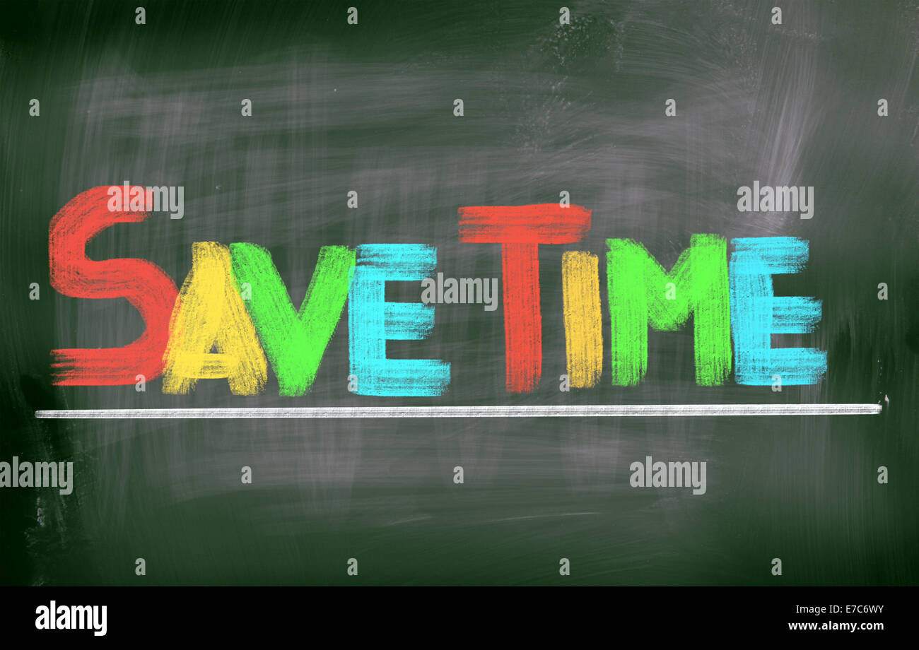 Save Time Concept Stock Photo - Alamy