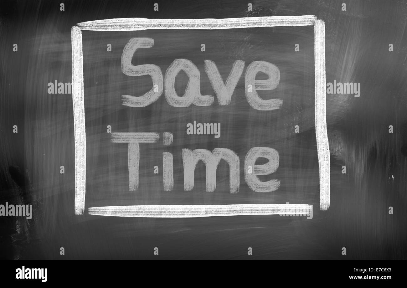 Save Time Concept Stock Photo - Alamy