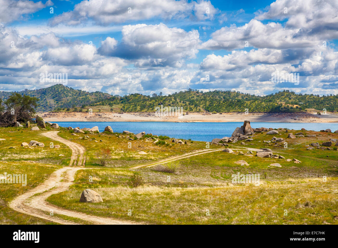 Millerton Lake State Recreation Area in Madera County, California on a ...