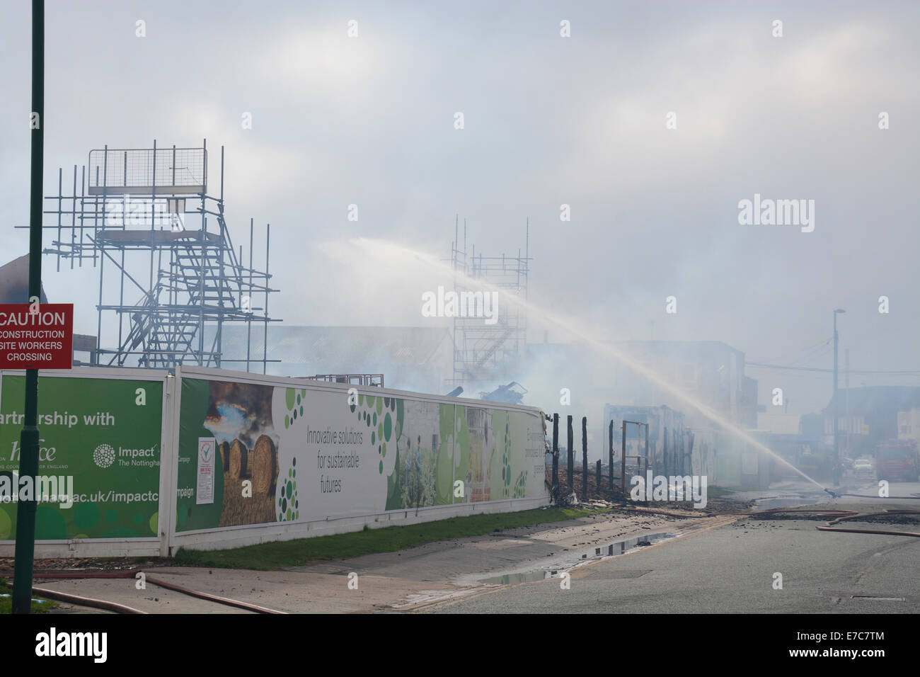 Aftermath of building fire hi-res stock photography and images - Alamy
