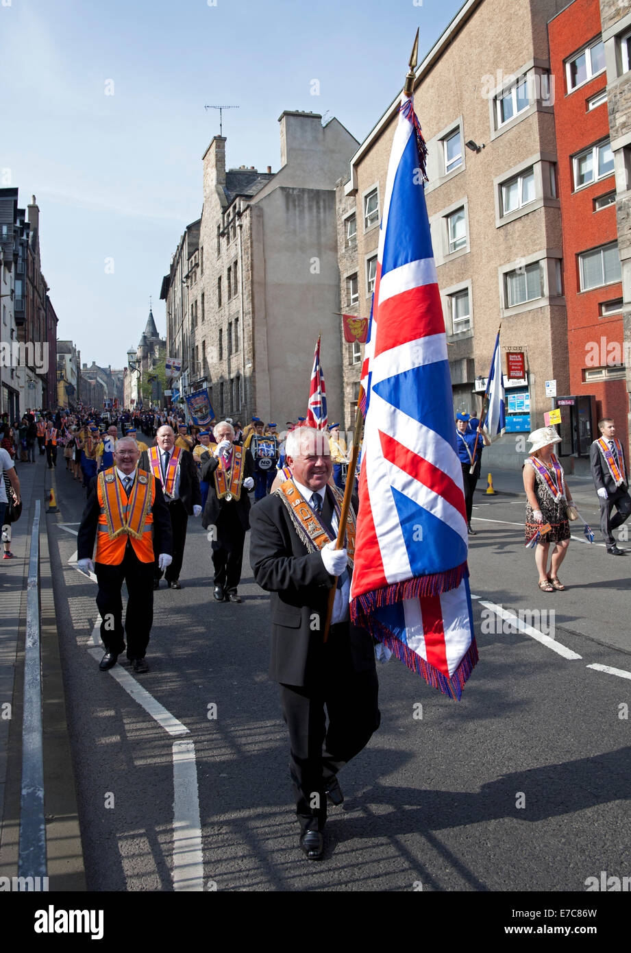 Edinburgh, Scotland, 13th Sept. 2014. Grand Orange Lodge of Scotland ...