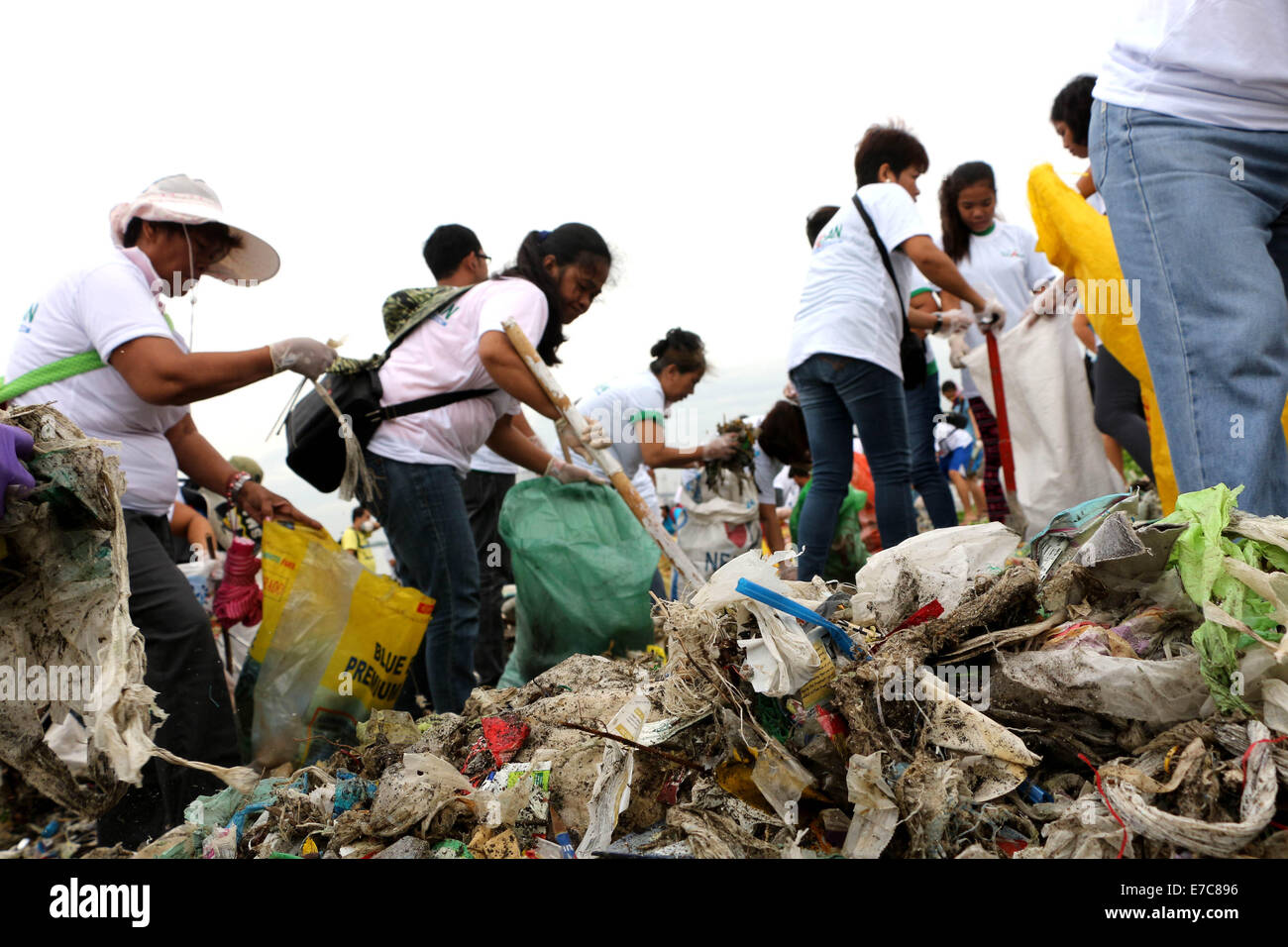 Freedom Island, Philippines. 13th Sep, 2014. Various environmental ...
