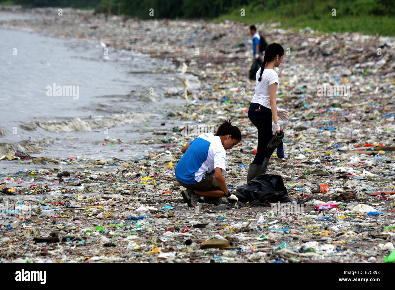 Freedom Island, Philippines. 13th Sep, 2014. Various environmental ...