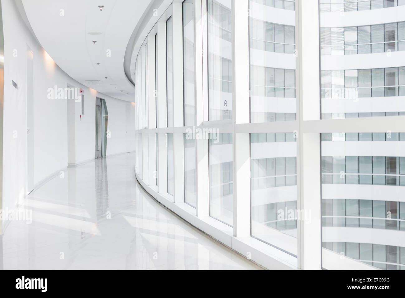Wide angle building corridor hi-res stock photography and images - Alamy