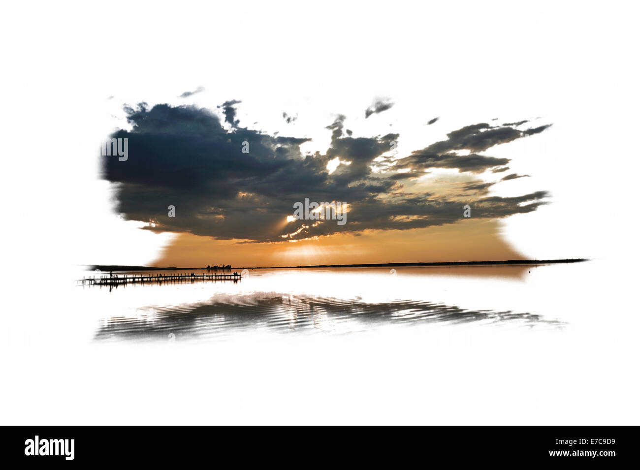 Pier panorama Cut Out Stock Images & Pictures - Alamy