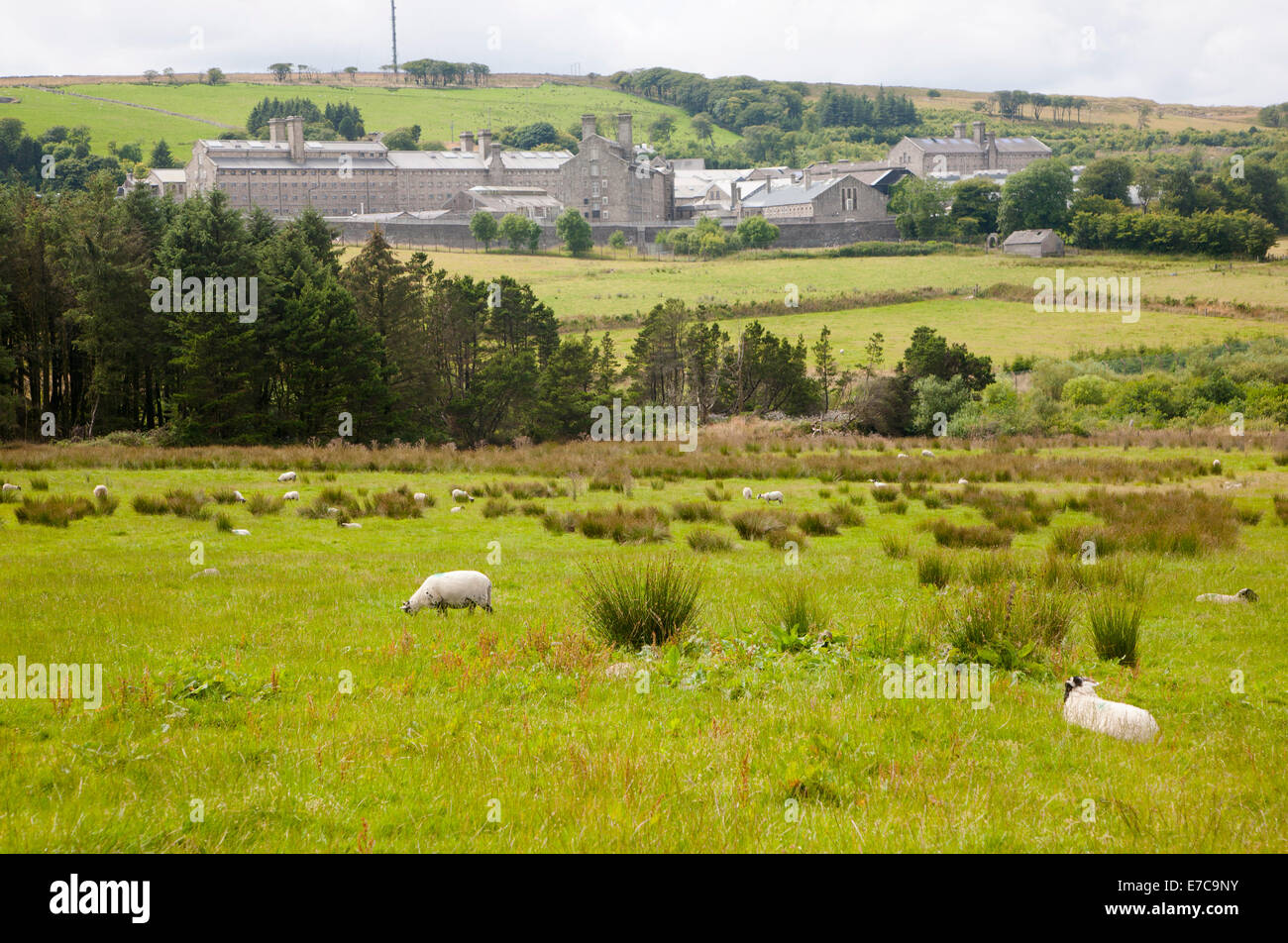 Dartmoor prison at Princetown, Dartmoor national park, Devon, England ...