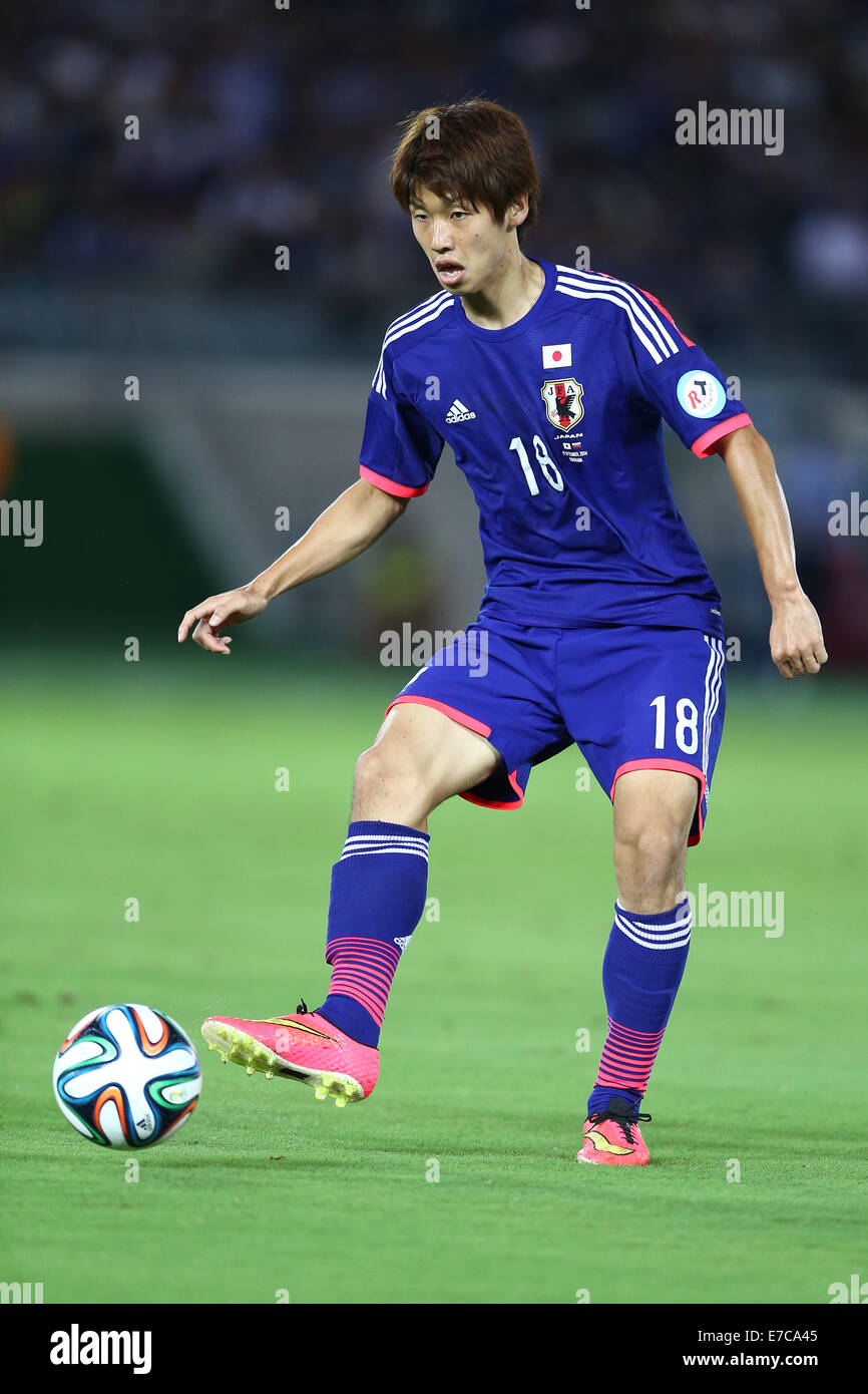 Kanagawa, Japan. 9th Sep, 2014. Yuya Osako (JPN) Football/Soccer ... Kanagawa, Japan. 9th Sep, 2014. Yuya Osako (JPN) Football/Soccer ...