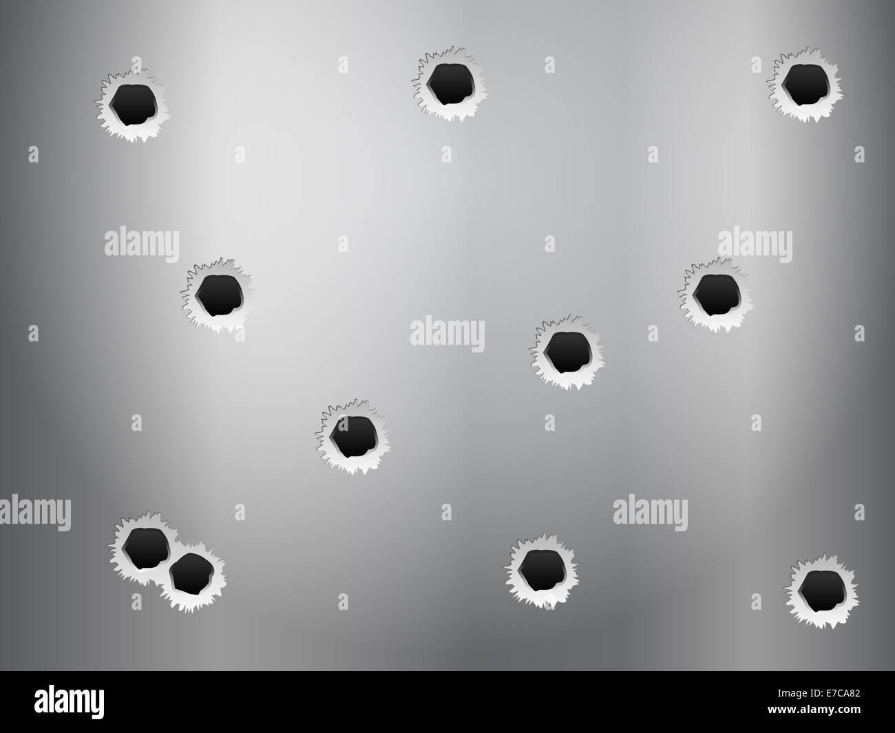 Target bullet holes on metal hi-res stock photography and images - Alamy
