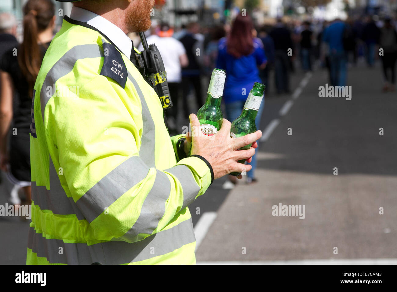Police confiscate alcohol hi-res stock photography and images - Alamy