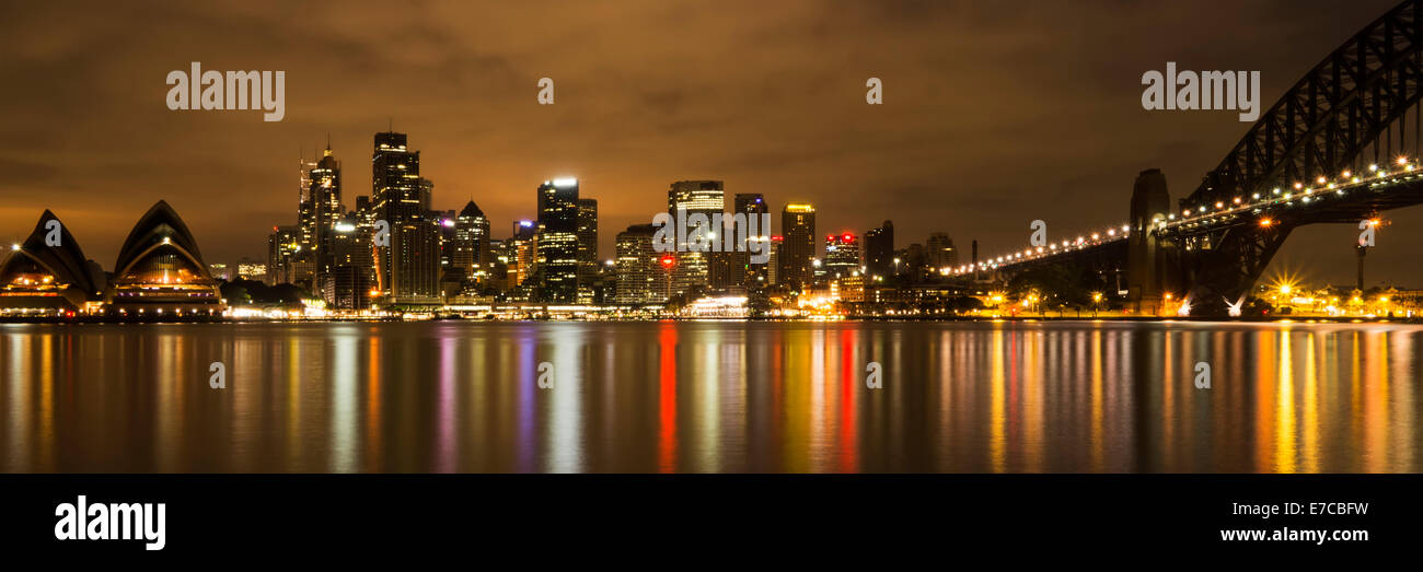 Sydney Australia night Stock Photo - Alamy