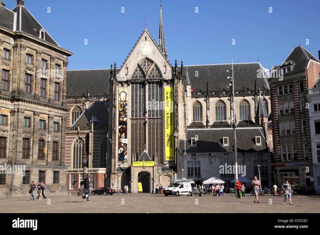Nieuwe Kerk Church Dam Square Amsterdam Holland Stock Photo - Alamy