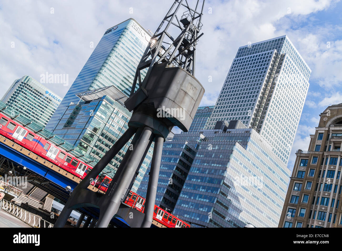 1 Canada Square Canary Wharf - London Stock Photo - Alamy