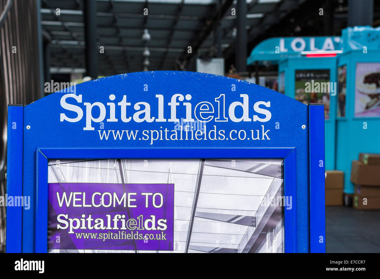 Spitalfields sign hi-res stock photography and images - Alamy