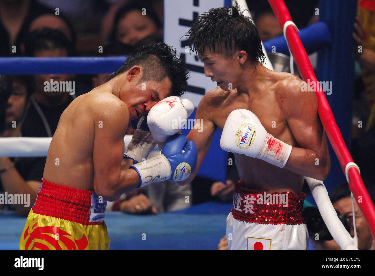 Yoyogi 2nd Gymnasium, Tokyo, Japan. 5th Sep, 2014. Naoya Inoue (JPN ...
